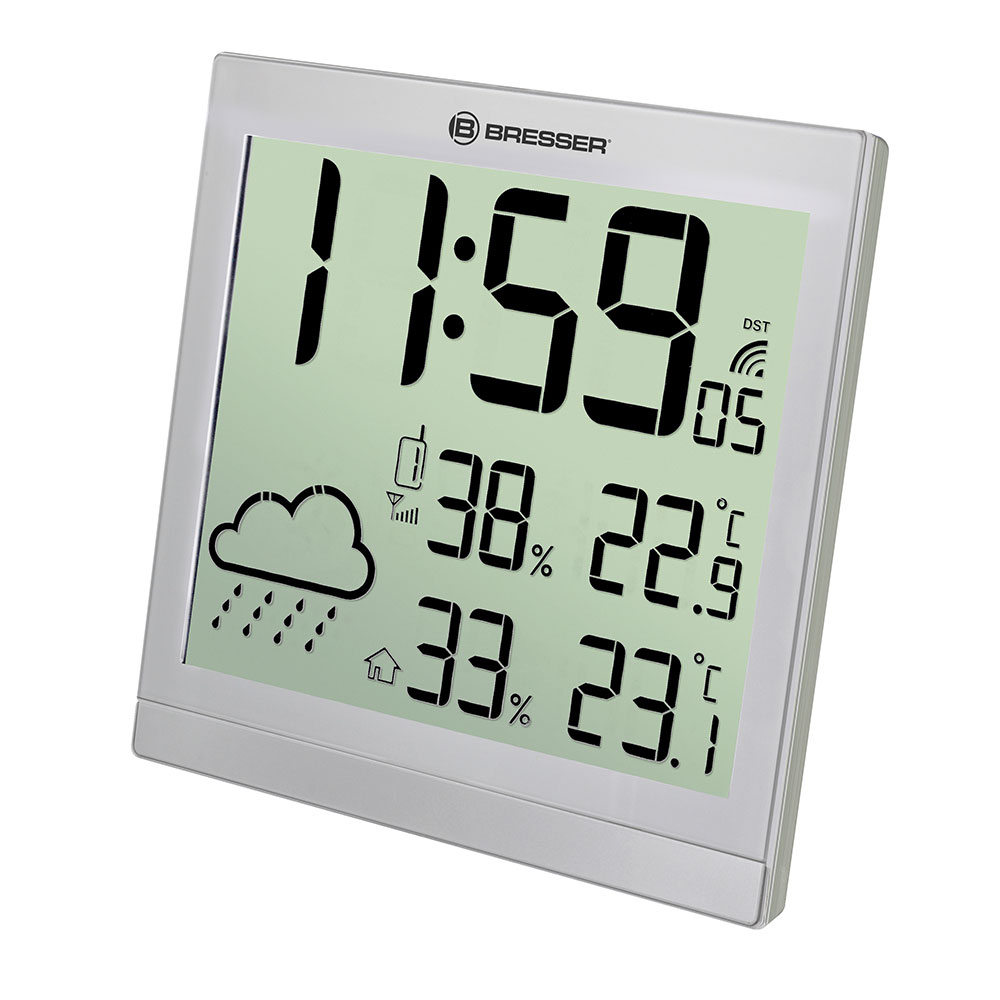 Метеостанция (настенные часы) Bresser TemeoTrend JC LCD с ...